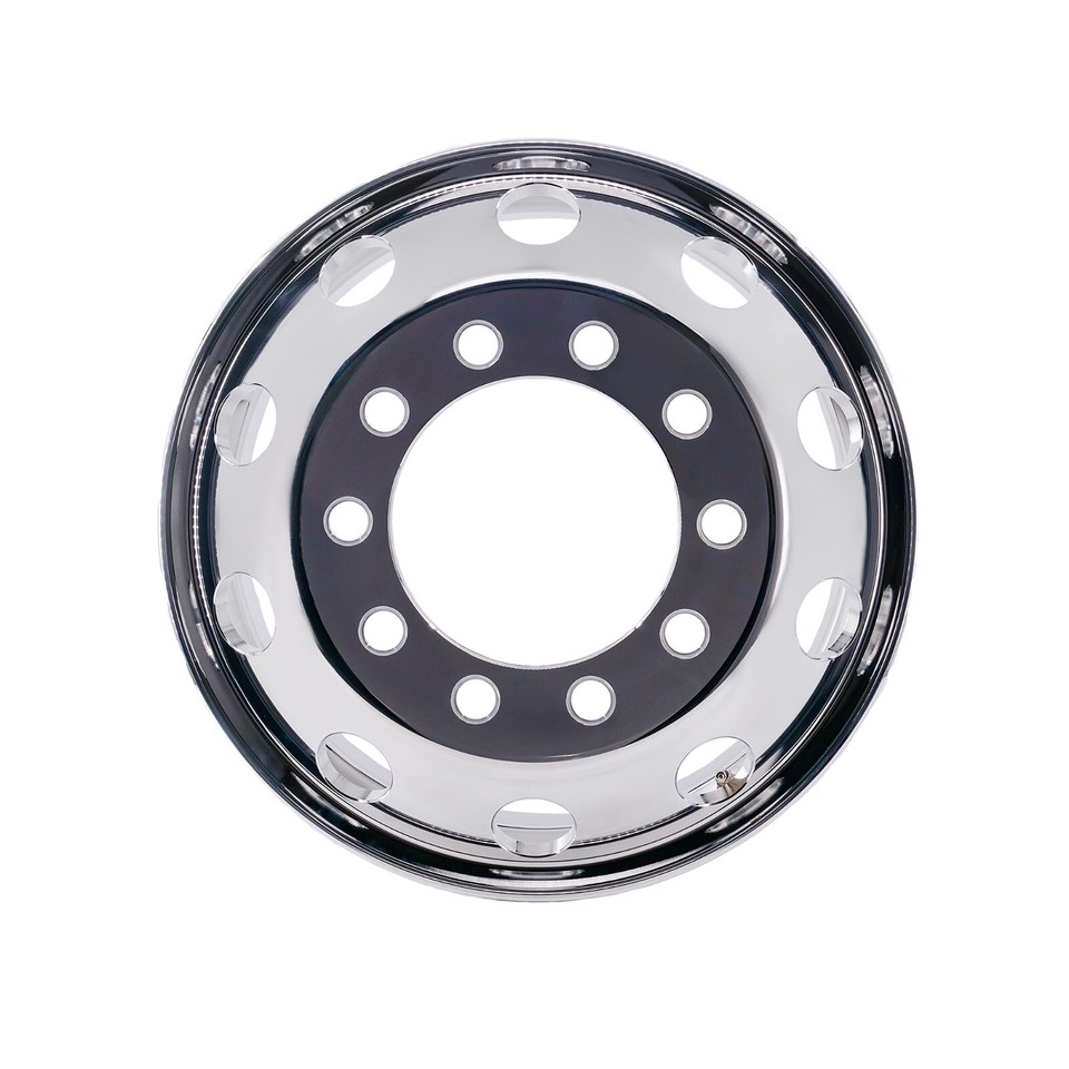 Stud Piloted Truck Wheels 22.5x8.25 Polished 4pcs. | eBay