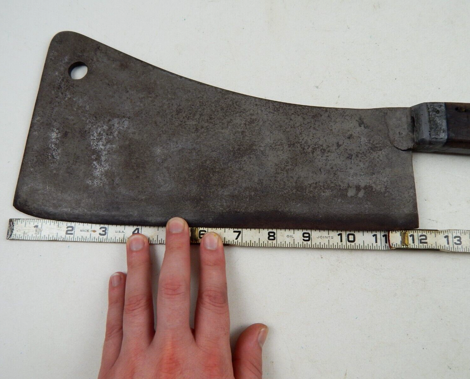Antique Hog Splitter Meat Cleaver Large 25" Long Butcher Tool Knife ...