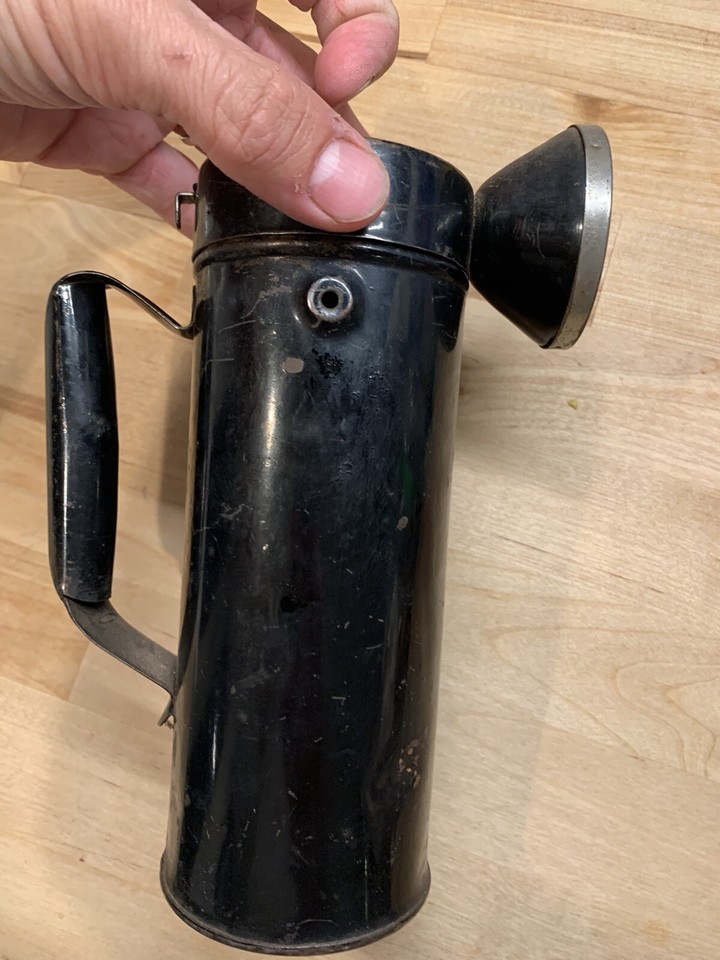 antique delta lantern 1914 with dry cell battery still inside | eBay