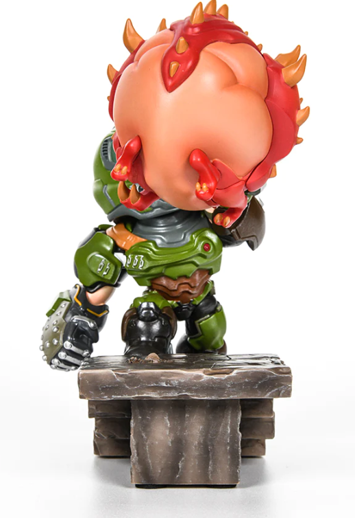 Doom Eternal Slayer VS Cacodemon Mini Collectible Figure Statue Doomguy ...
