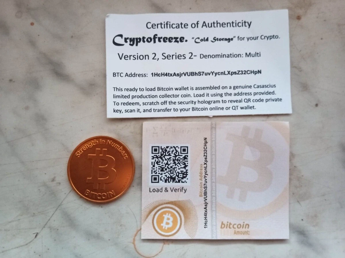 Physical Bitcoin Wallet