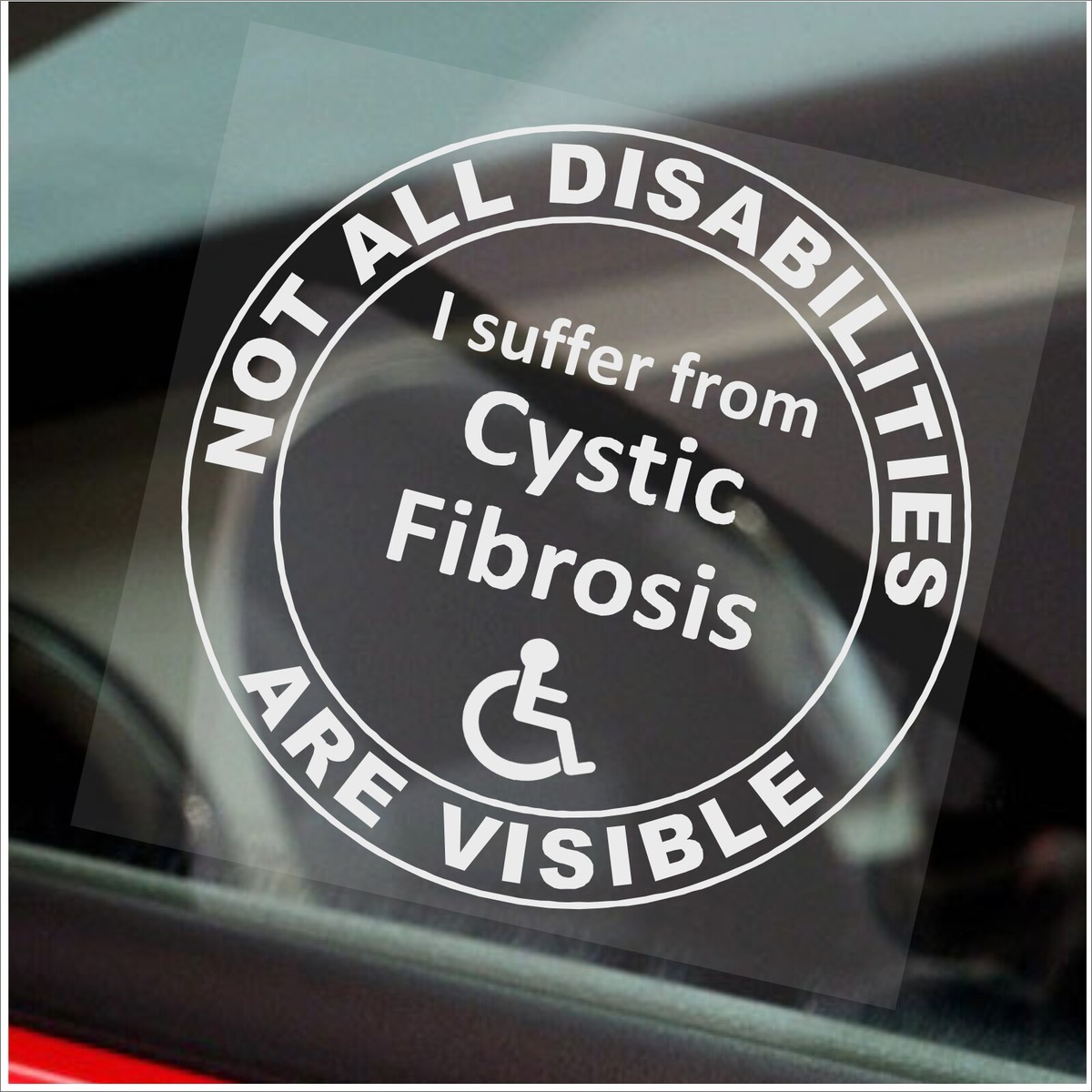 Not All Disabilities Are Visible Sticker Set Dftba