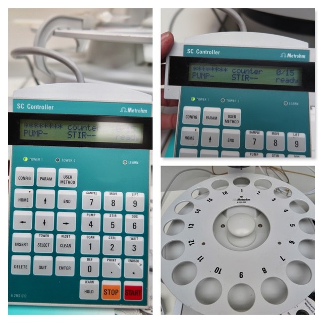 Metrohm 855 Robotic Titrosampler 730 Sample Changer Controller 722 ...