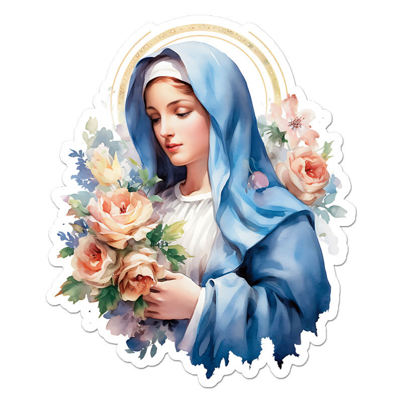 Virgin Mary, Vinyl Decal Sticker, Indoor Outdoor, 3 Sizes, #11367 | eBay