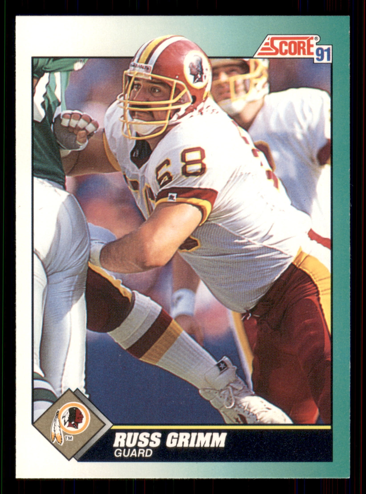 1991 Score Russ Grimm #268 Washington Redskins | eBay