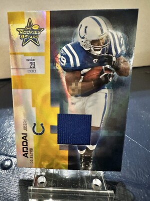 2007 Leaf Rookies & Stars - Gold Materials #81 Joseph Addai (MEM) | eBay