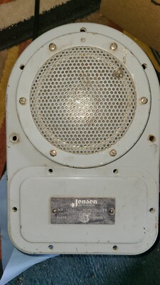 JENSEN 6" WWII Navy Speaker Phenolic NA10001 Reproducer Type L Alnico ...