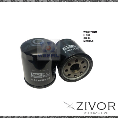 New NIPPON MAX Oil Filter For Isuzu D-Max 3.0L TD 06/12-on - WCO173NM ...