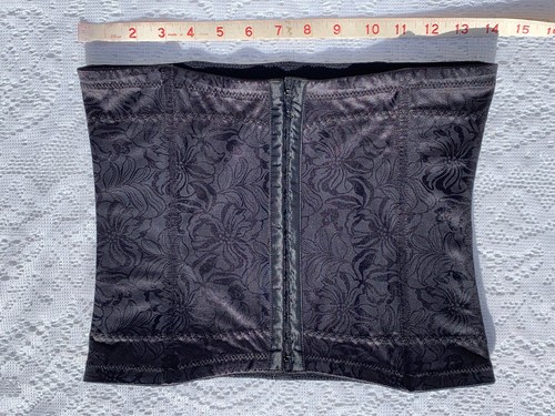 FLEXEES MAIDENFORM L WOMEN'S BLACK FIRM CONTROL SHAPEWEAR WAIST CINCHER ...