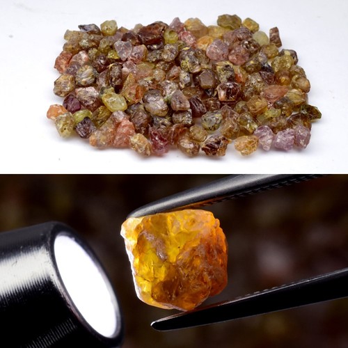 💎 104.37ct 132pcs Lot Rough Multi Color Sapphire - Unheated, Madagascar Gems | eBay