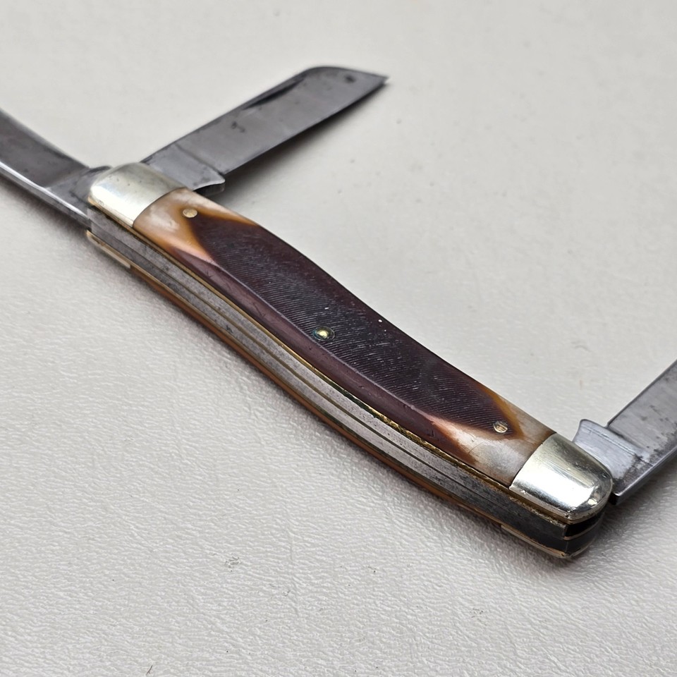 Vintage Old Timer USA Schrade 3 Blade 80T Pocket Knife | eBay