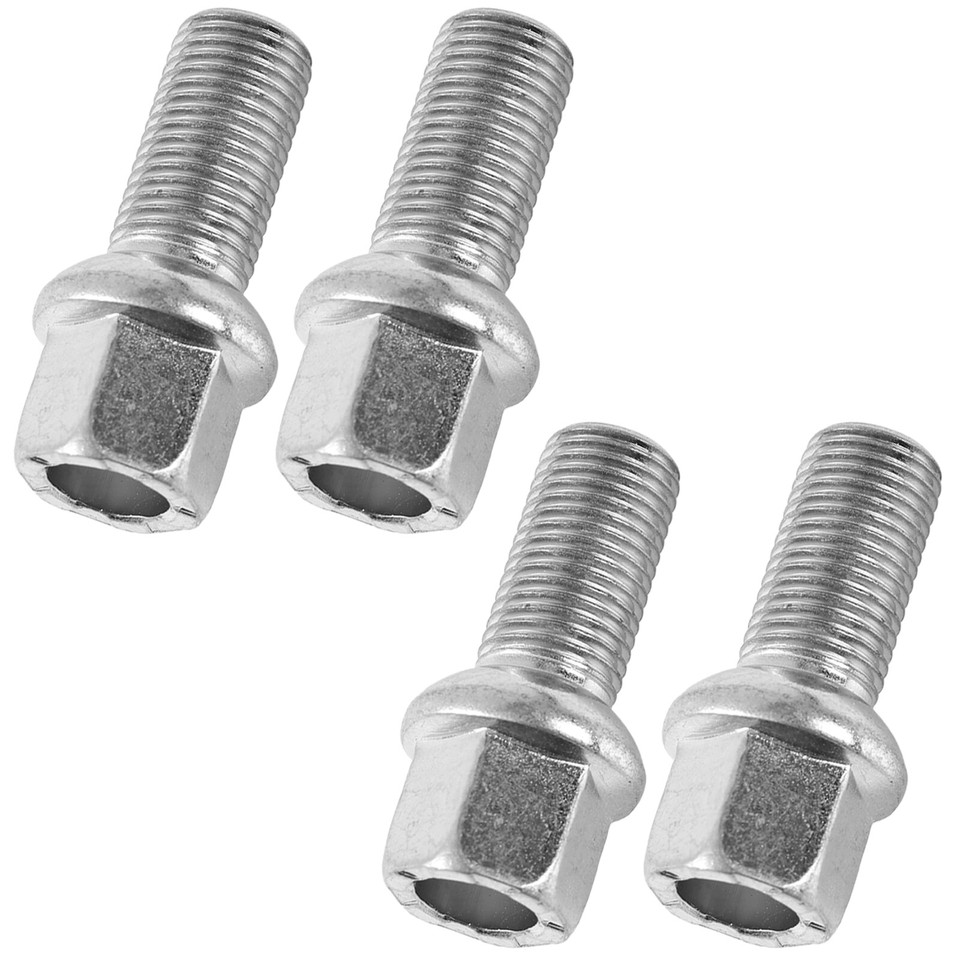 4x Silver Wheel Bolt Lug Nuts WHT002437 For VW Beetle Golf Jetta Tiguan ...