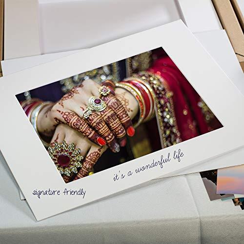 8x10 Picture Mat Set for 5x7 Photo White Core Matte & Backing Board ...