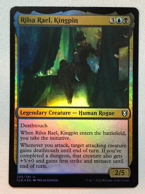 MTG Commander Legends: Battle for Baldur's Gate Rilsa Rael, Kingpin ...