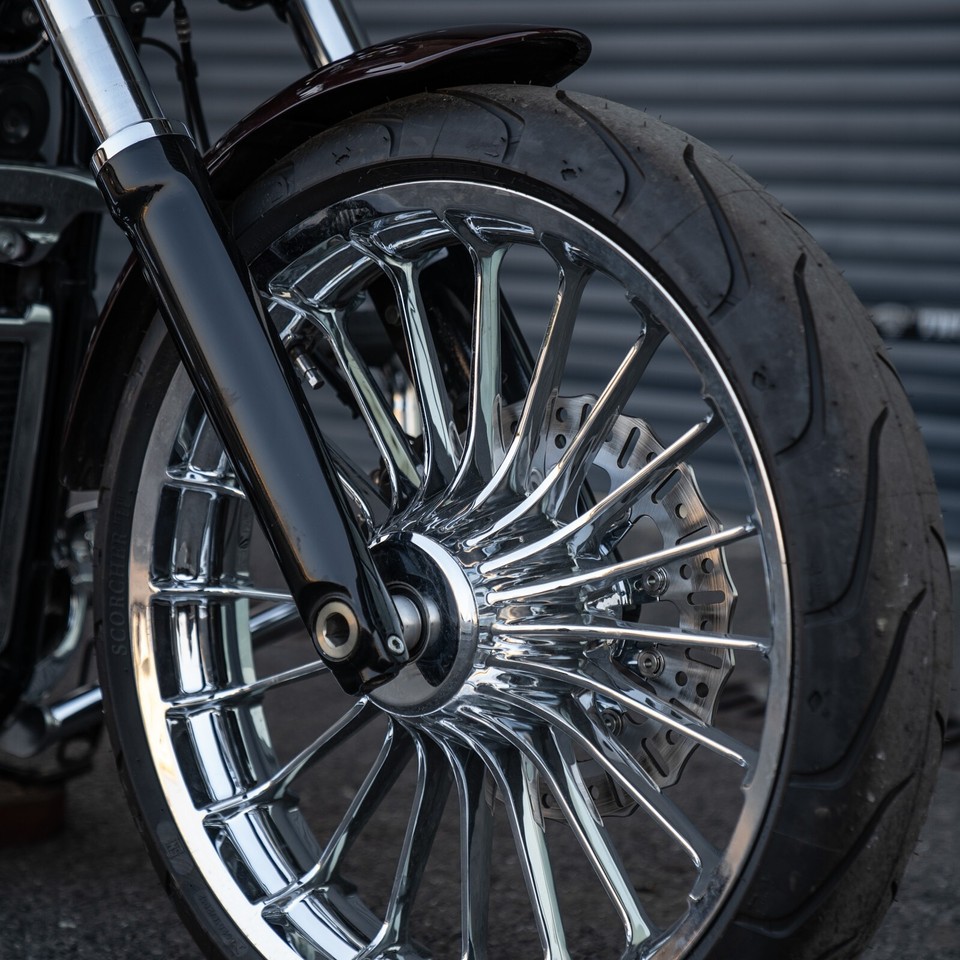 Hoprousa Chrome 2013-2017 Harley Davidson Breakout Front Wheel 21x3.5 ...