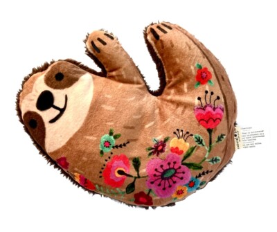 Natural Life Sherpa Heating Pad Sloth Flowers Cute Urban Outfitters ...