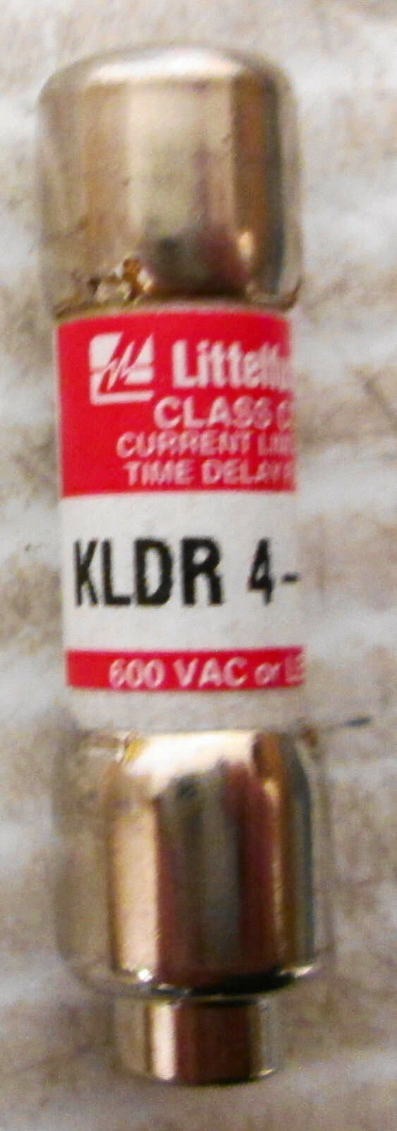 Littelfuse KLDR4-1/2 Current Limiting Time Delay Fuse 4-1/2A 600VAC ...