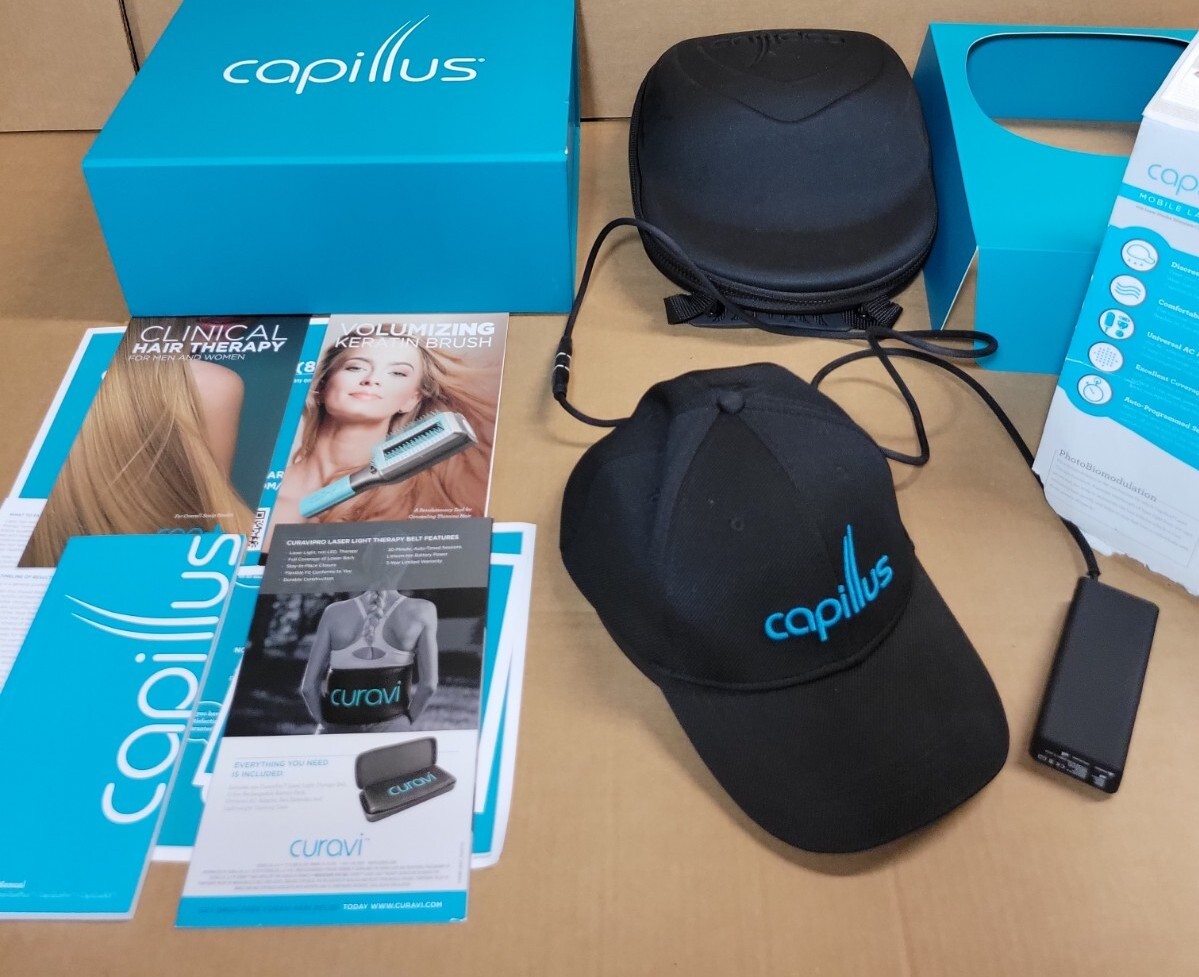 Capillus Plus Laser Therapy Cap For Hair Regrowth and Hair Loss READ ...
