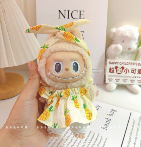 POP MART LABUBU The Monsters Plush Doll DIY Mini Skirt Clothes ...