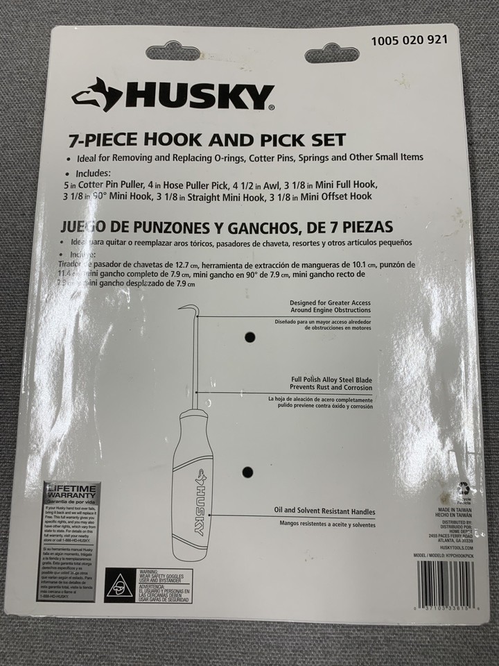 Husky 7 Piece Hook and Pick Set Brand New | eBay