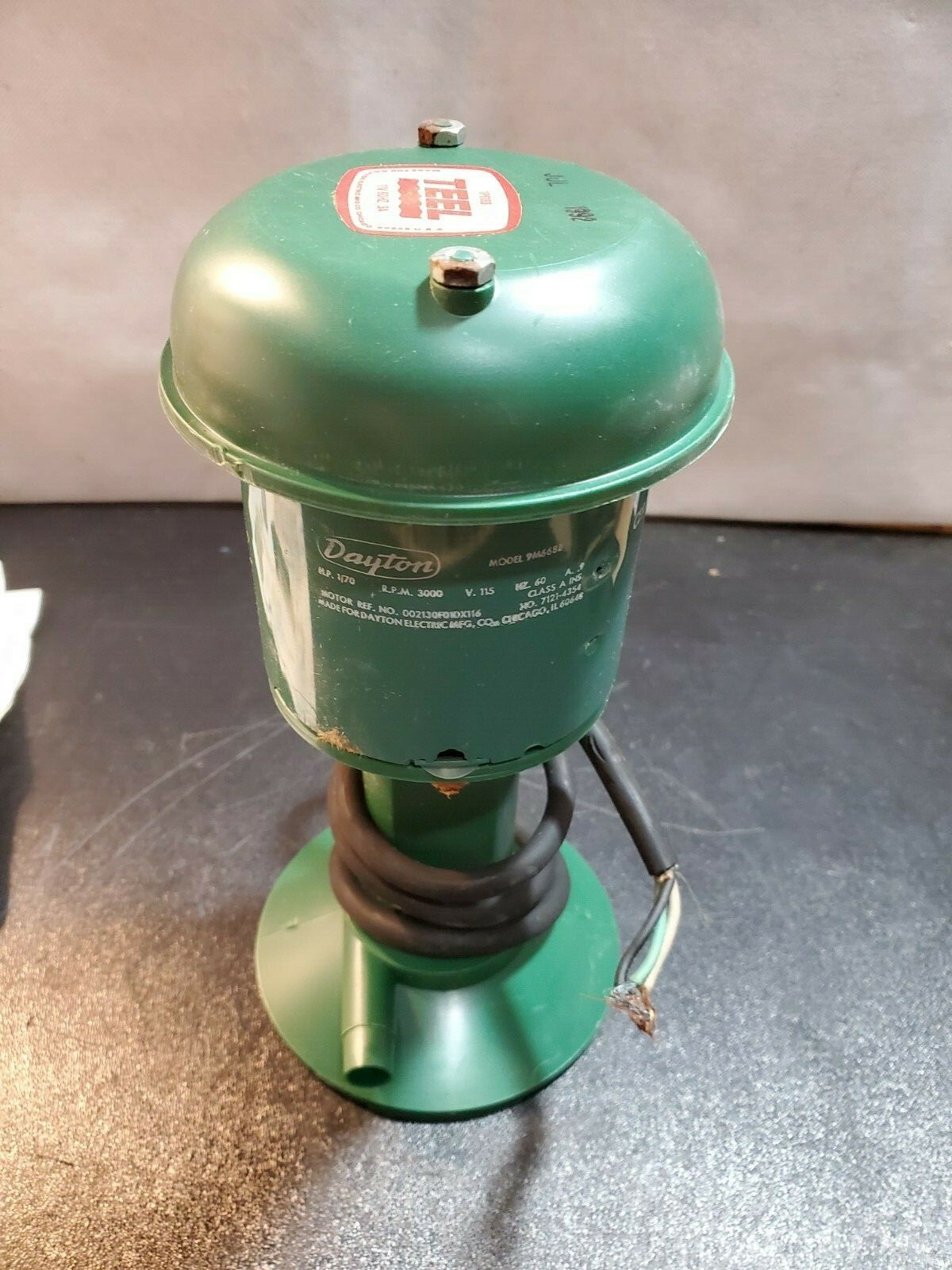 Teel 1P618B Coolant Recirculating Pump 1/70 HP 115V Dayton Electric for ...