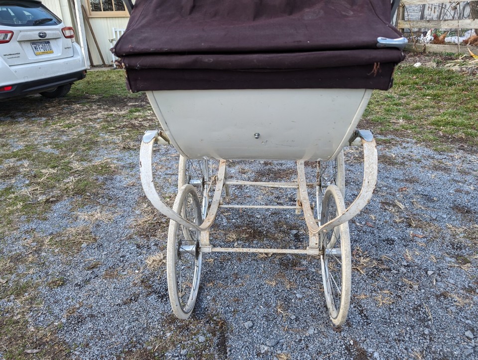 Vintage Royale British Pram Stroller Baby Carriage Perambulator WORKING ...