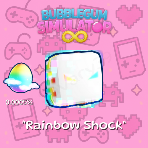 Bubble Gum Simulator Infinity | Rainbow Shock | Rainbow Egg | FAST ...