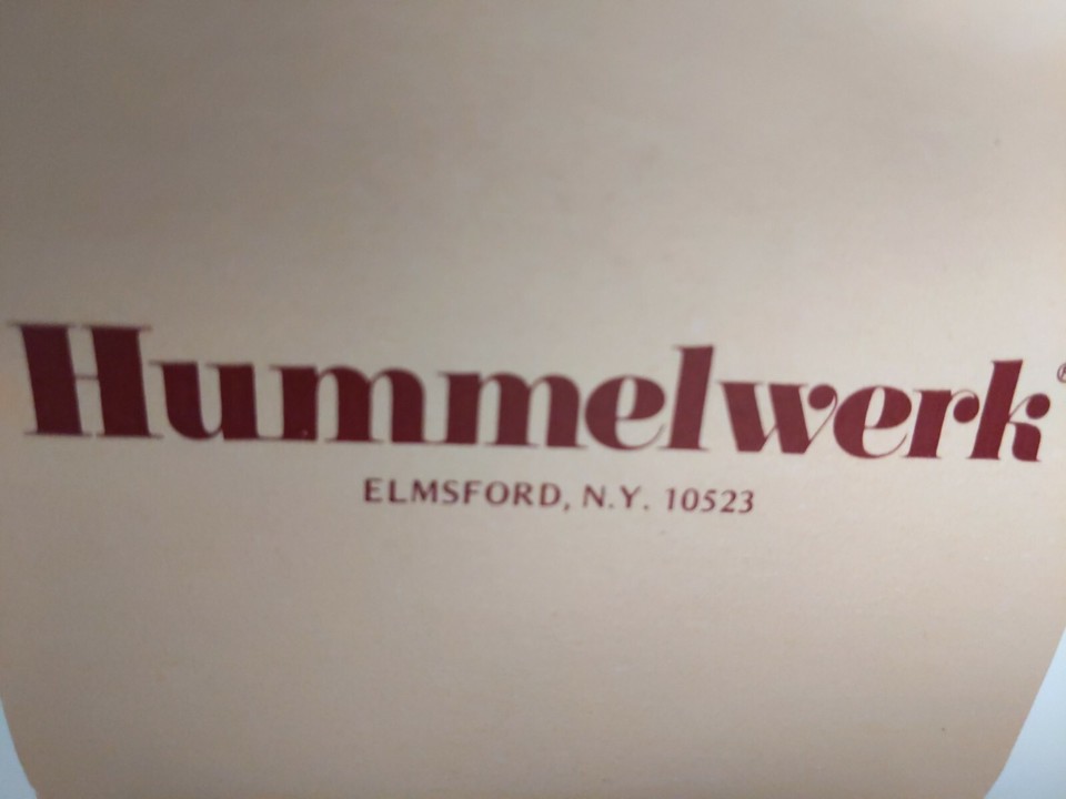 1979 Vintage Hummelwerk “Secretary” Merry Christmas Unbreakable Satin ...