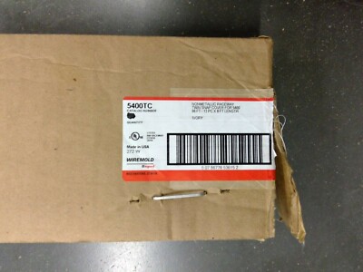 Wiremold / Legrand 5400TC 5400 Series Twin Snap Raceway Cover **Free ...