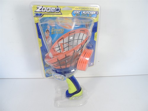 Blip Toys Zoom-O Flying Disc Launcher Catch Net Launch Pass It Ages 5 ...