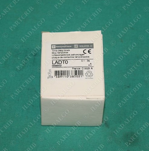Telemecanique, LADT0, LADTO, LA2-DT0, LA2DT0, Time Delay Block 0.1-3sec ...
