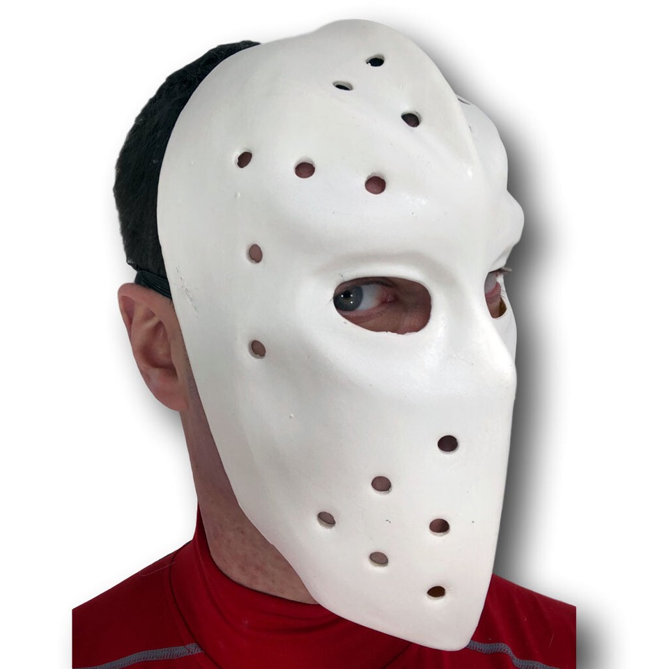 Jason Hockey Mask Latex Heat Bank Robber Halloween Friday Costume ...