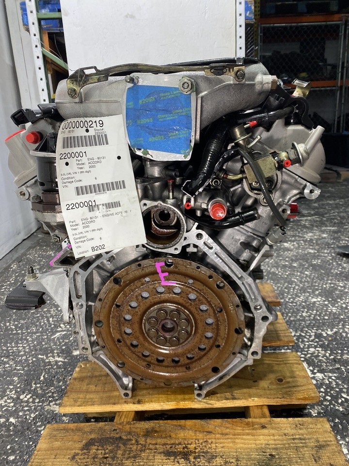 2000 Honda Accord Sedan J30A1 V6 3.0L Engine | Complete Assembly ...