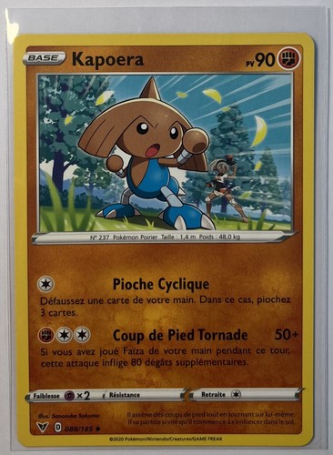 Kapoera 088/185 Peu Commune Voltage Éclatant Épée Et Bouclier 2020 | eBay