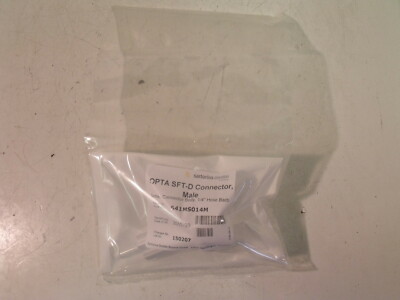 NIB Satorius Stedim 641MS014M OPTA SFT-D Connector, Male, 1/4" Hose ...