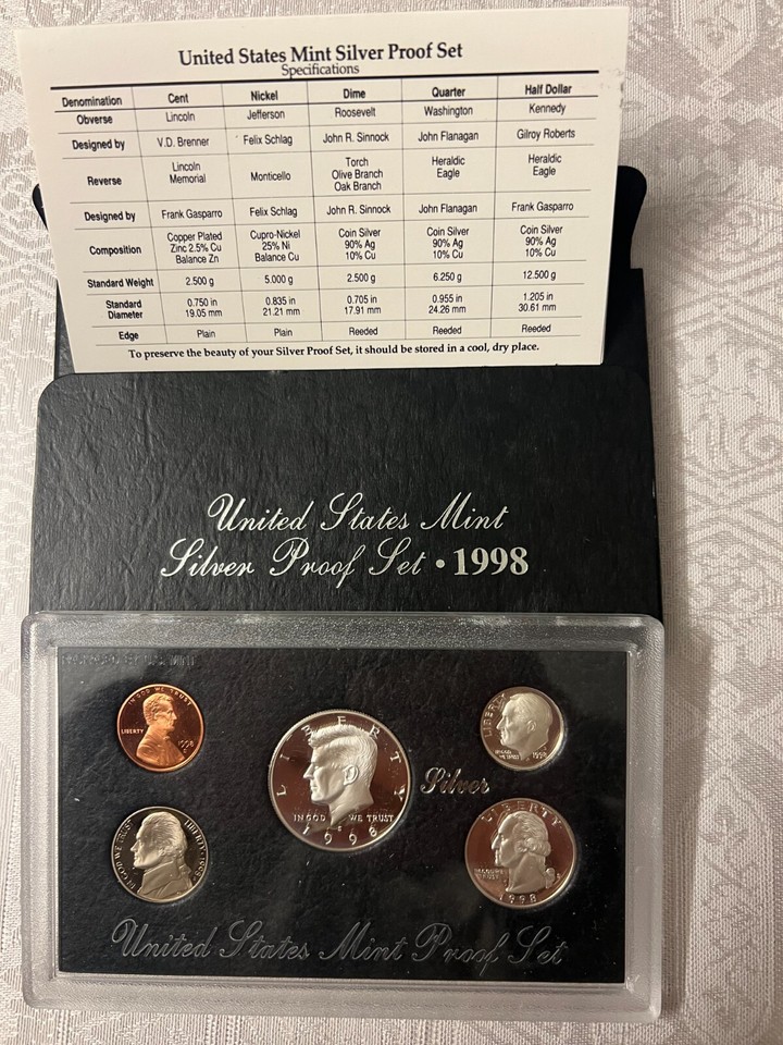 BIG GRAB BOX WITH 65 COINS / ITEMS, SILVER SETS, GOLD, MINT SETS, PROOF ...