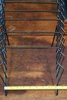 Vintage Desktop Wire Step File Organizer Divider Rack for Office ...