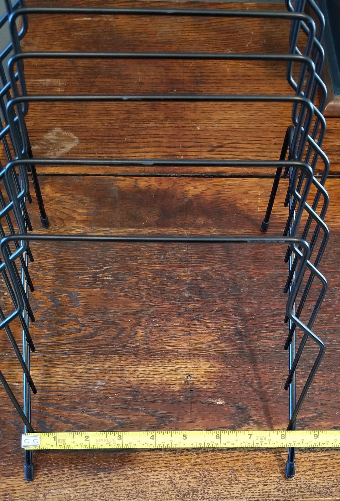 Vintage Desktop Wire Step File Organizer Divider Rack for Office ...