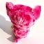 TY Beanie Boo Plush toy ROMEO Pink Dog Glitter Eyes heart hot pink ...
