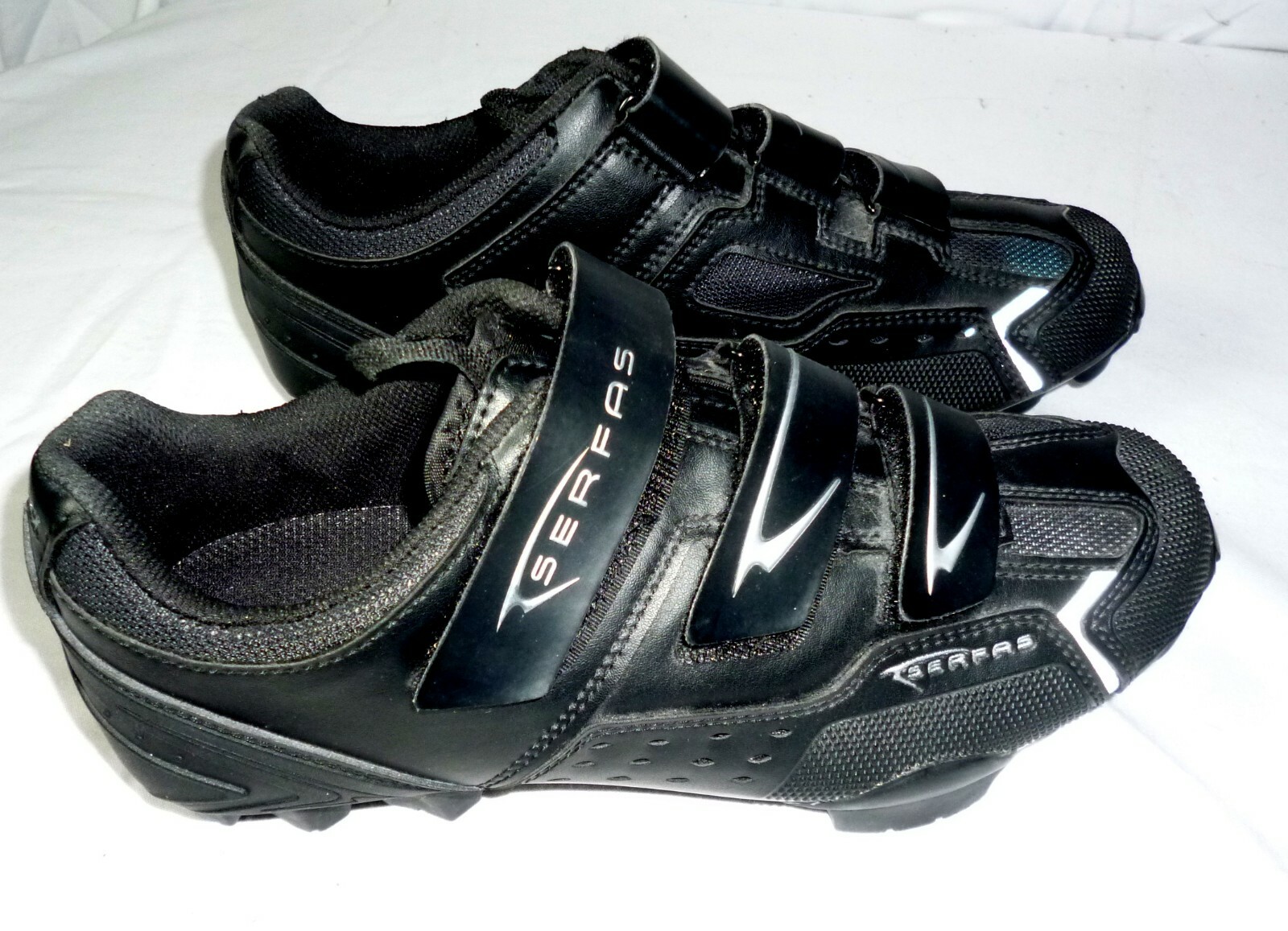 SERFAS Saddleback MTB cycling shoes w/Shimano cleats, 3 hook/loop ...