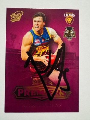 NOAH ANSWERTH *HAND-SIGNED* BRISBANE LIONS 2024 PREMIERS CARD - LIMITED ...