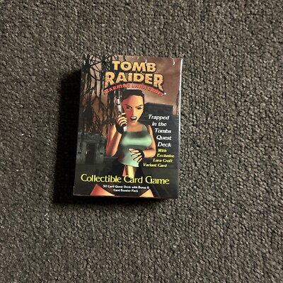 Lara Croft Tomb Raider Card Game Deck Trapped in the Tombs Quest | eBay