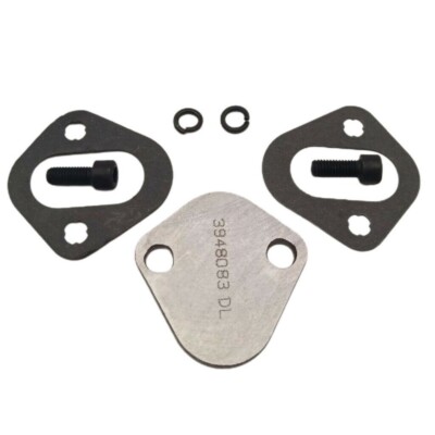 5.9L 12 Valve Fuel Pump Delete Cover Plate + Gasket Bolts For Cummins ...