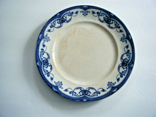 Flow Blue F & Sons Milan Burslem England 10 3/4" Plate | eBay