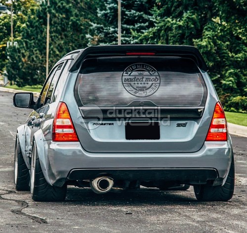 SYMS Spoiler for Subaru Forester SG 2002 - 2007 With Stop Light Rear ...