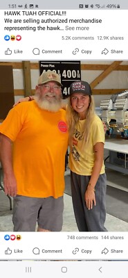 Hawk Tuah Signed By Hailey Welch Fathead Threads Trucker Hat | eBay