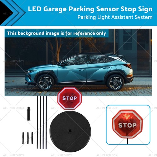 LED Garage Parking Sensor Stop Sign - Smart Parking Light Assistant ...