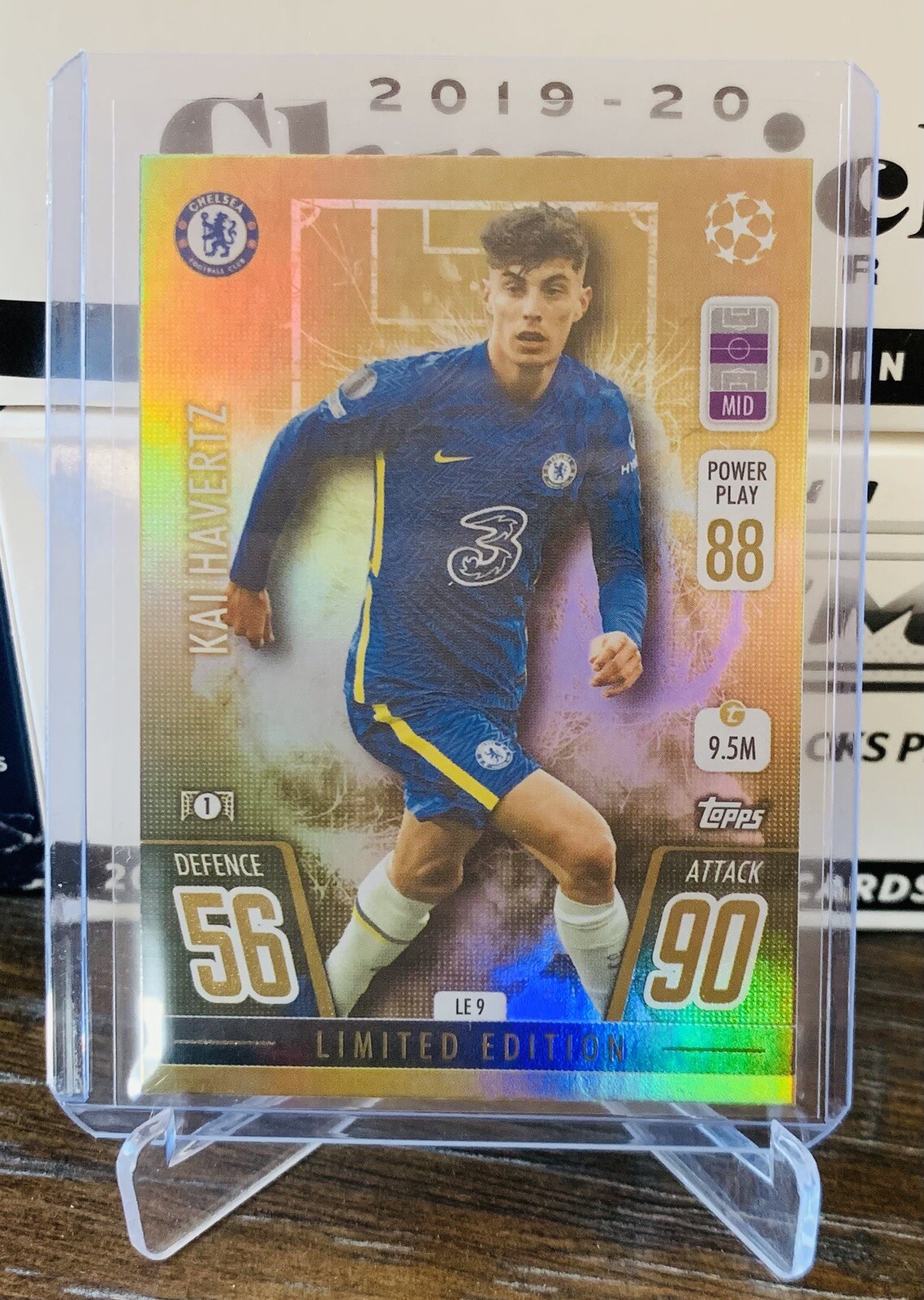 2021-22 Topps Match Attax UCL - Limited Edition Gold Kai Havertz #LE9 ...