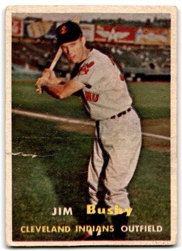 1957 Topps (A) Jim Busby Cleveland Indians #309 | eBay
