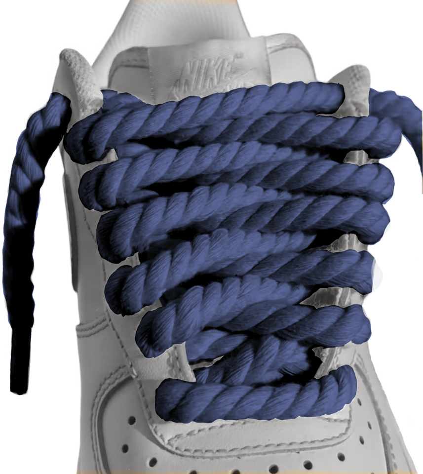 Thick Rope Shoe Laces Travis SB Dunk AJ AF1 Off White Black Braided ...